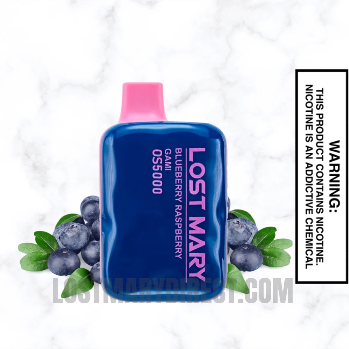 Blueberry Raspberry Gami Lost Mary OS5000 Disposable Vape