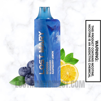 Blueberry Raspberry Lemon Lost Mary MO5000 Disposable Vape
