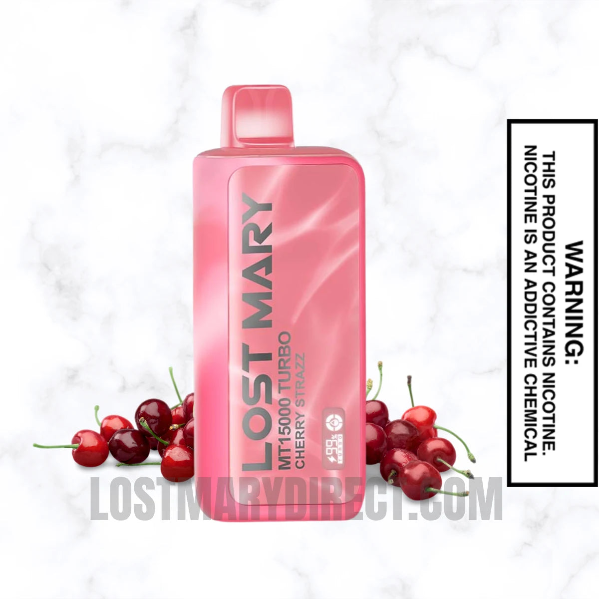Buy Cherry Strazz Lost Mary MT15000 TURBO Vape | 15000 Puffs